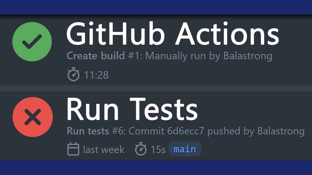 Understanding Github Actions Automated Testing Youtube