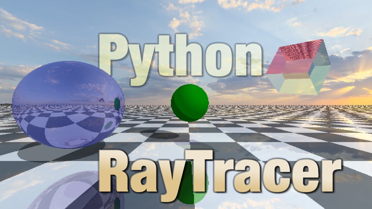 Raytracing In Python Shading Reflection Refraction Fog And More