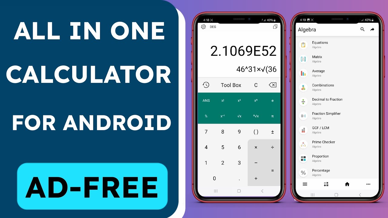 Best Free All In One Calculator App For Android Youtube
