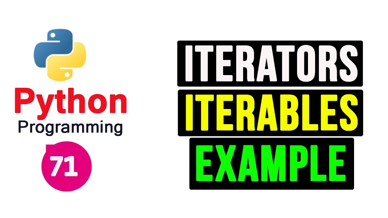 Python Programming Tutorial Iterators Part 1 Youtube