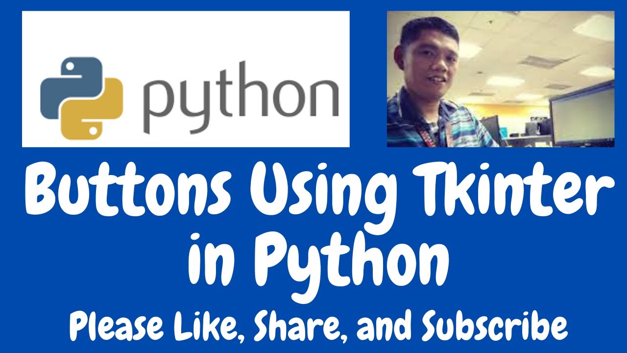 Buttons In Tkinter Using Python Youtube
