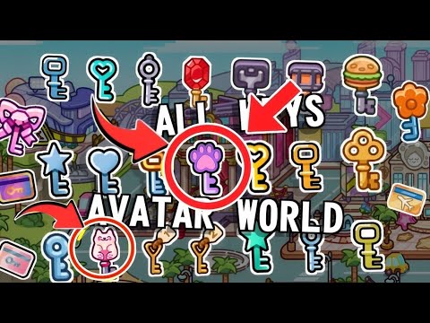 All Secret Keys And New Ones Avatar World Pazu Youtube