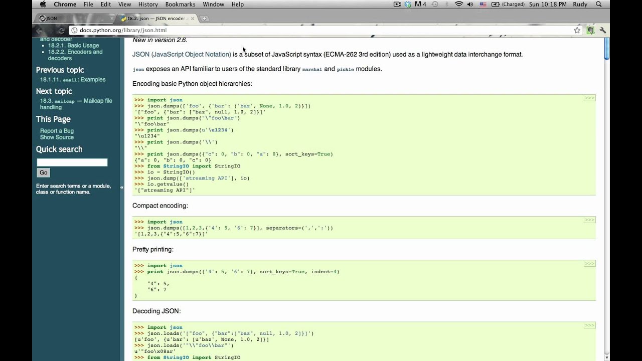 Introduction To Json Youtube