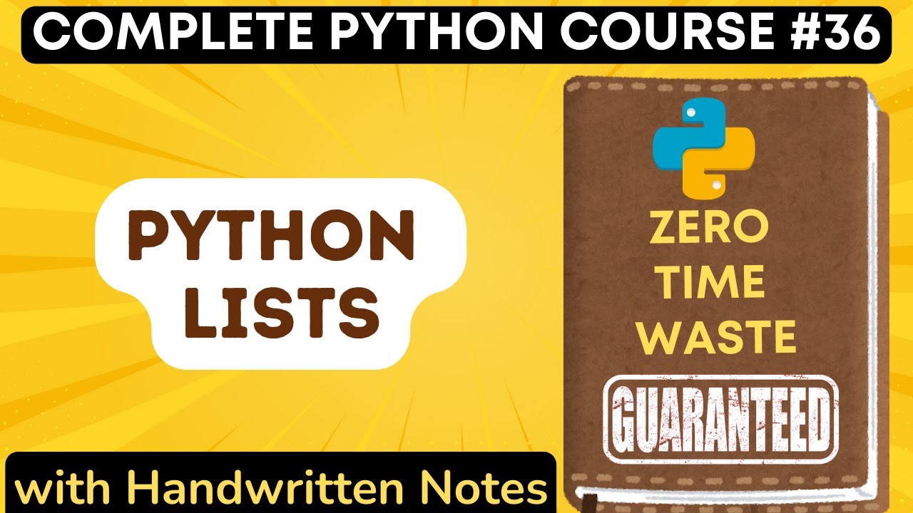 Python List Python Tutorial 36 Youtube