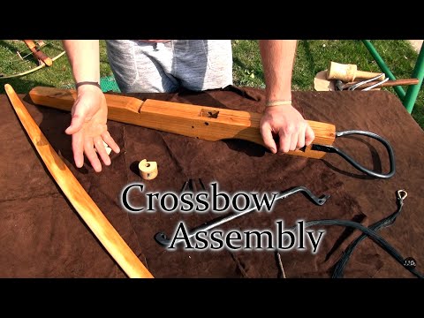 Medieval Crossbow Parts And Assembly Full Process Youtube