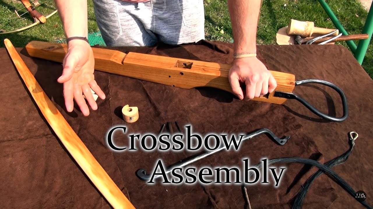 Medieval Crossbow Parts And Assembly Full Process Youtube