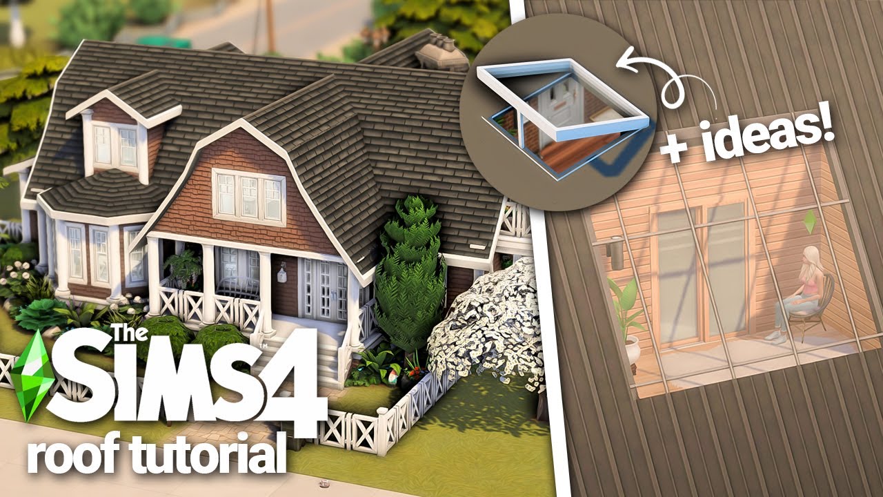 How To Roof Builds In The Sims 4 Tutorial Roof Ideas рџџў Windows Pc
