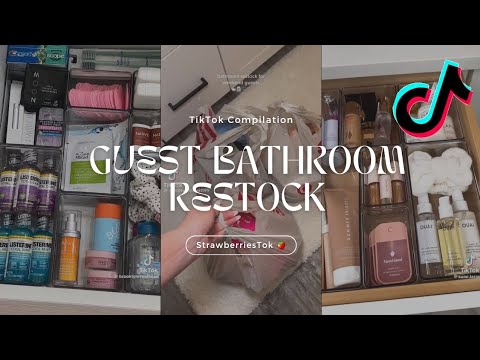 Guest Bathroom Restockрџќ Asmr Satisfying Tiktok Compilation Youtube