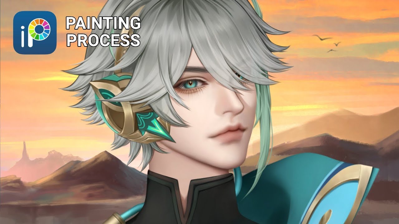 Alhaitham Genshin Impact â Ibispaintx Painting Process Youtube