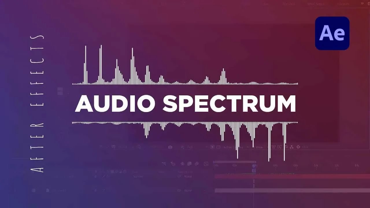 After Effects Audio Spectrum Audio Visualizer On Circle Path No