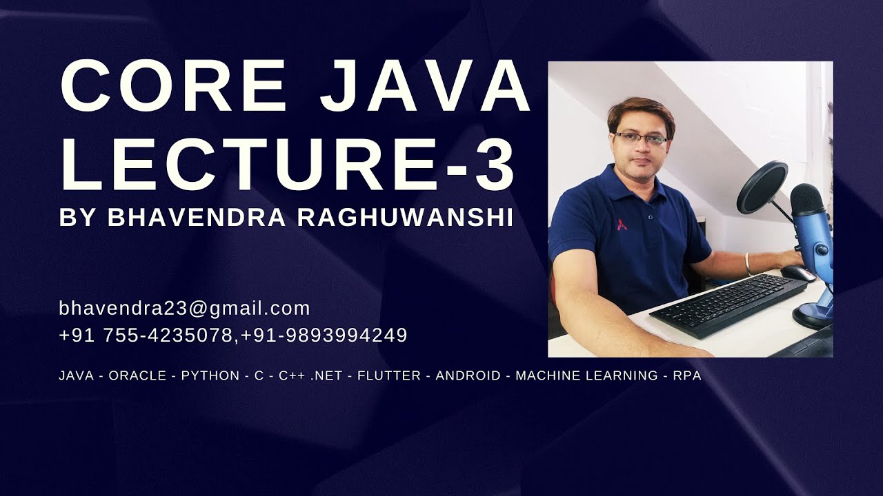 Core Java Lecture 3 Youtube