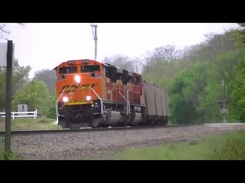 Bnsf 8444 Leads Coal Train With Toasted Dpu Youtube