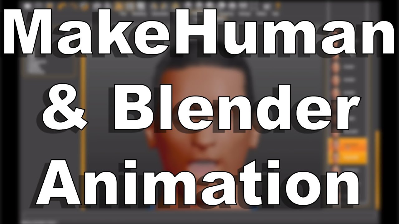 How To Create A Character In Makehuman Youtube
