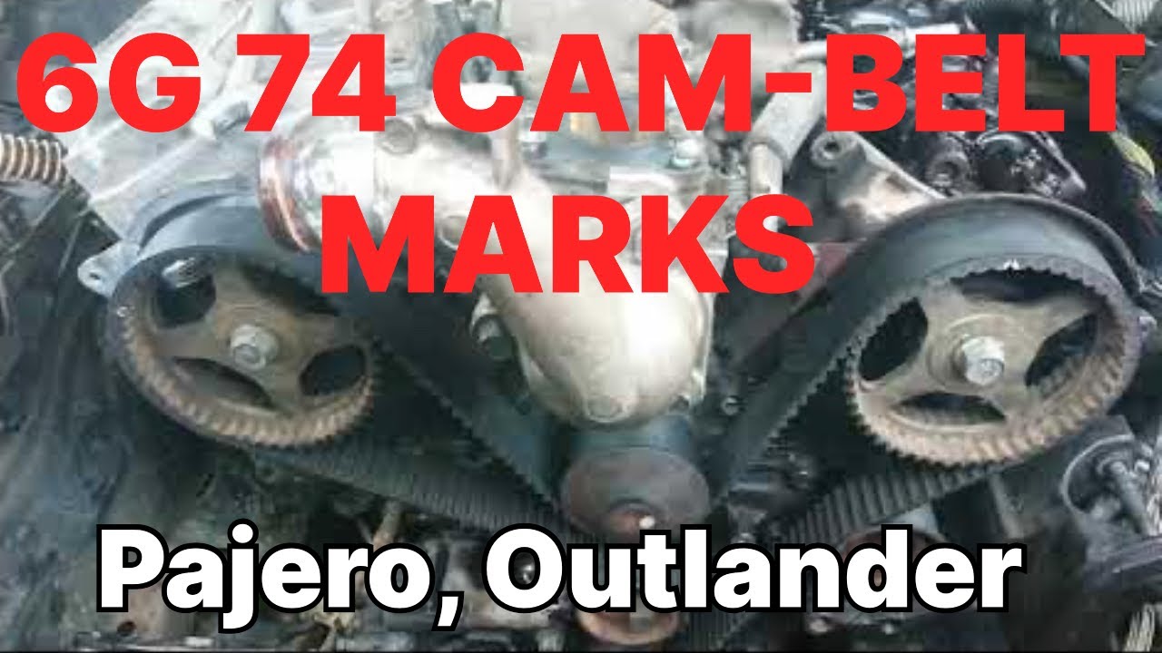 How To Reset 6g 74 Timing Belt Marks Mistsubishi Pajero Youtube
