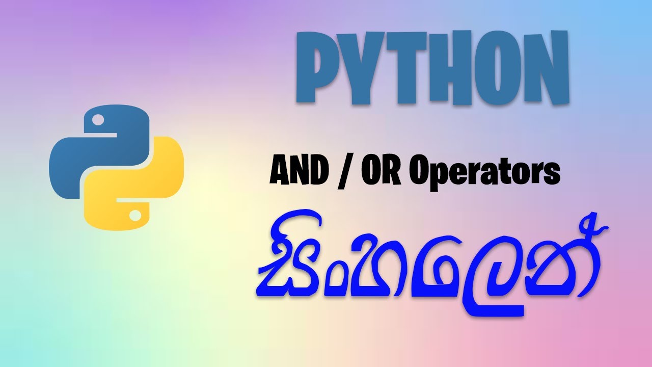 And Or Operators Python Tutorial For Beginners With Examples In
