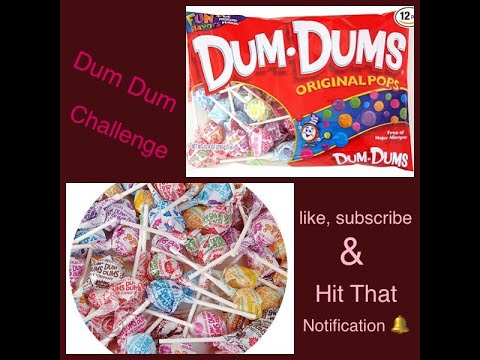 What Flavor Is The Dum Dum Challenge Youtube