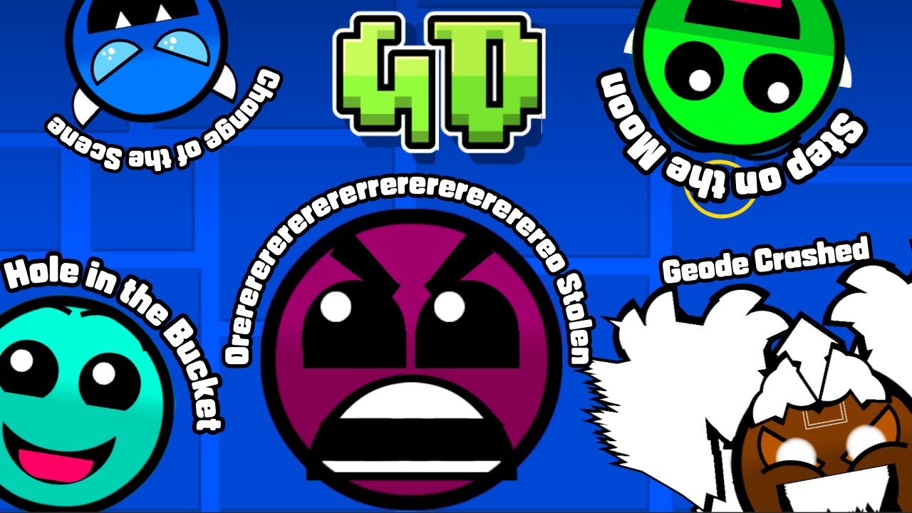 All Lobotomy Faces In Geometry Dash Geometry Dash 2 2 Youtube