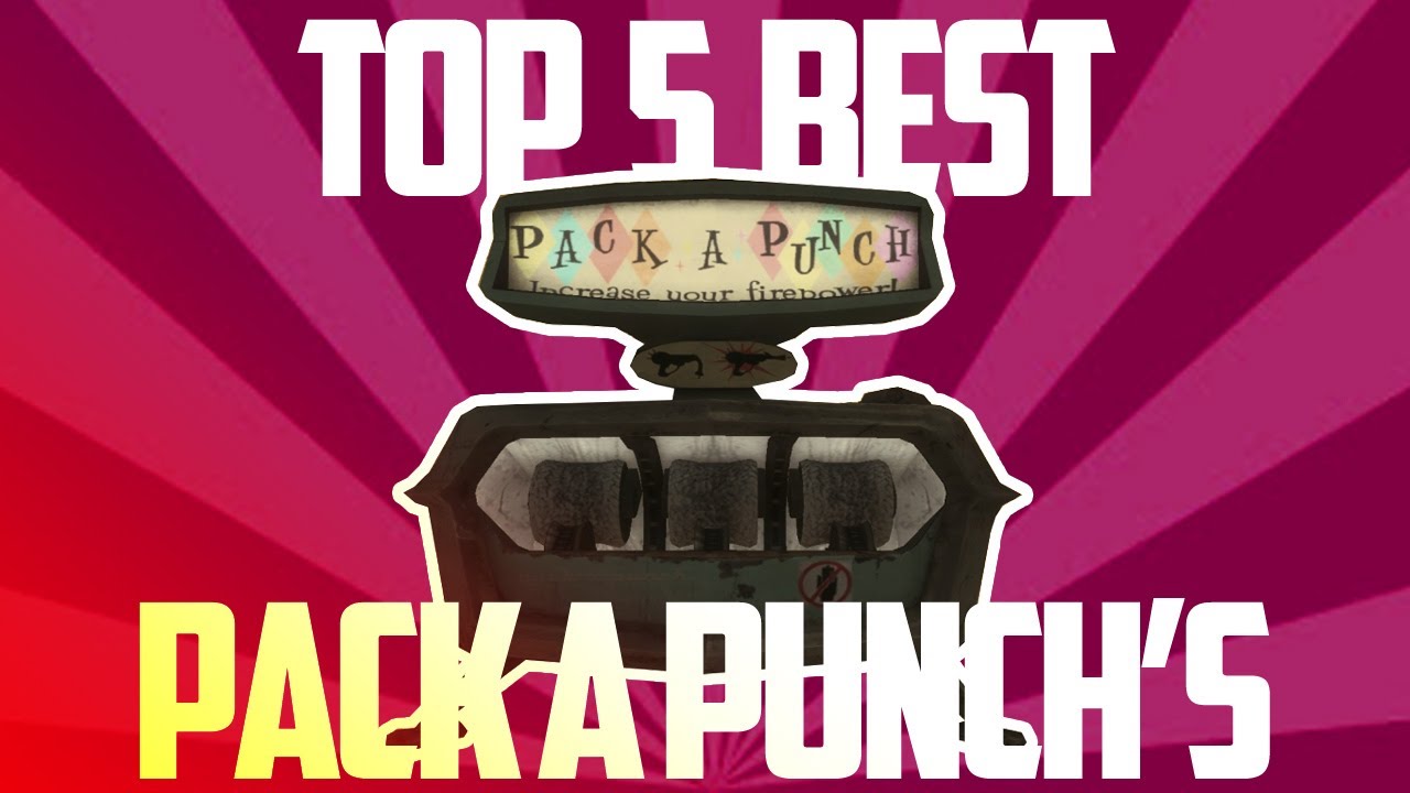 Top 5 Best Pack A Punch Weapons Black Ops 2 Zombies Youtube