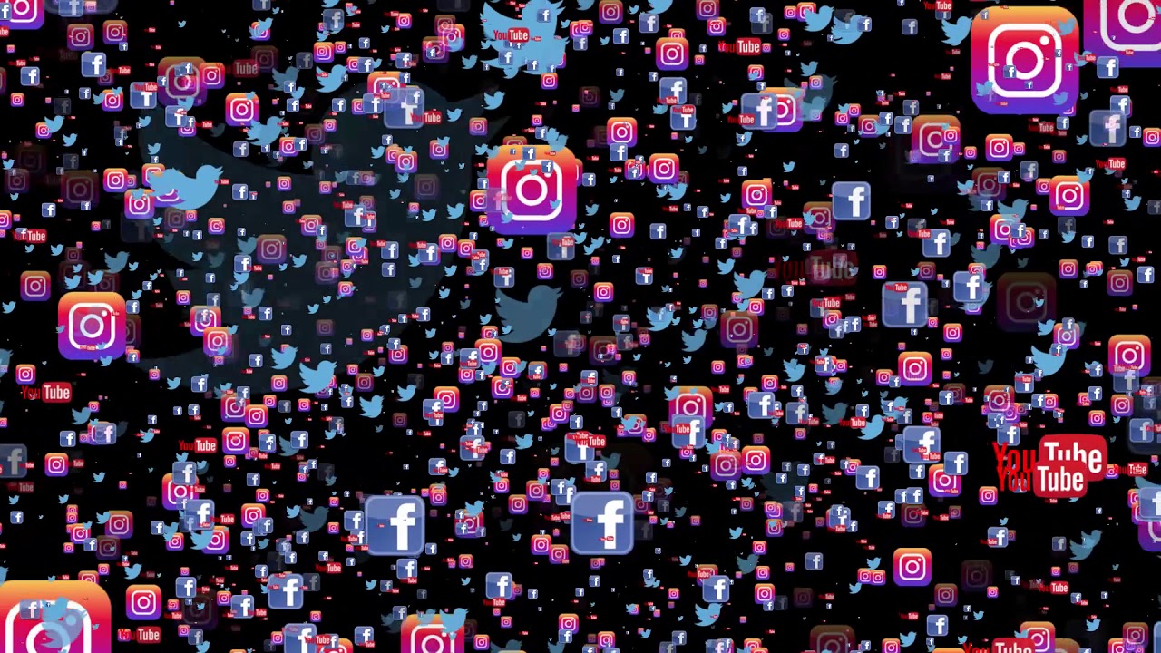 Social Media Particles Free Animation Royalty Free Background Hd
