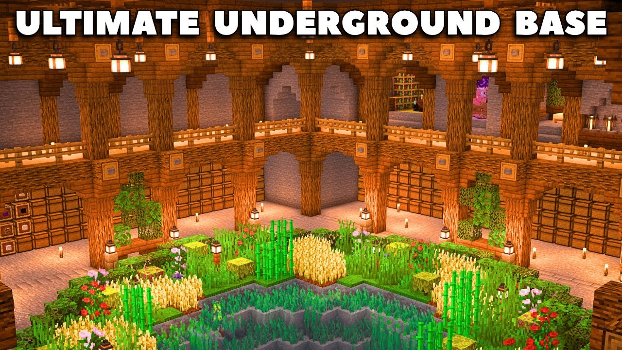 Minecraft Ultimate Underground Base Tutorial How To Build 1 21 Youtube