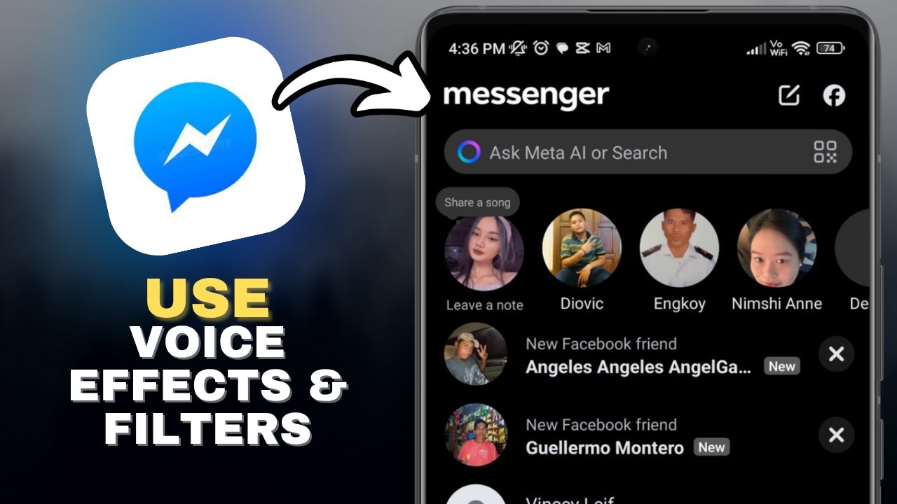 How To Use Voice Effects And Filters In Messenger Chats In Seconds