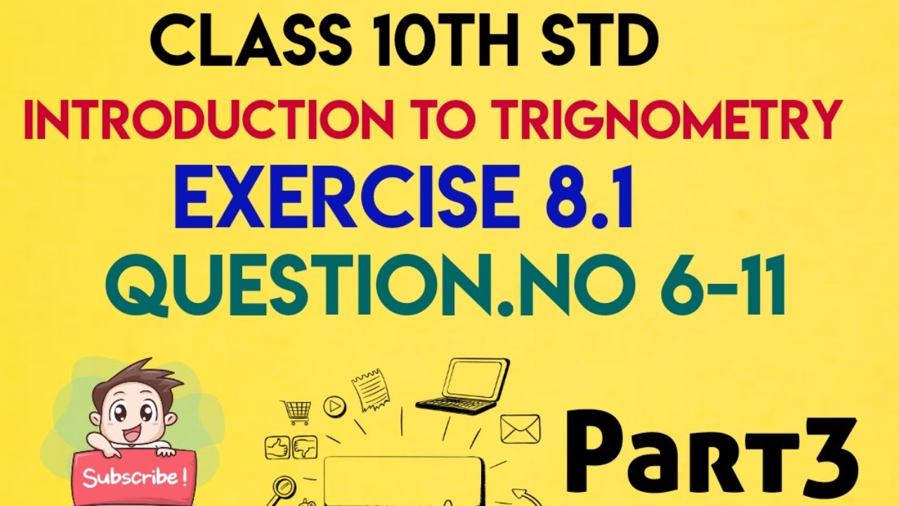 Introduction To Trignometry Class 10th Std Exercise8 1 Mathematics