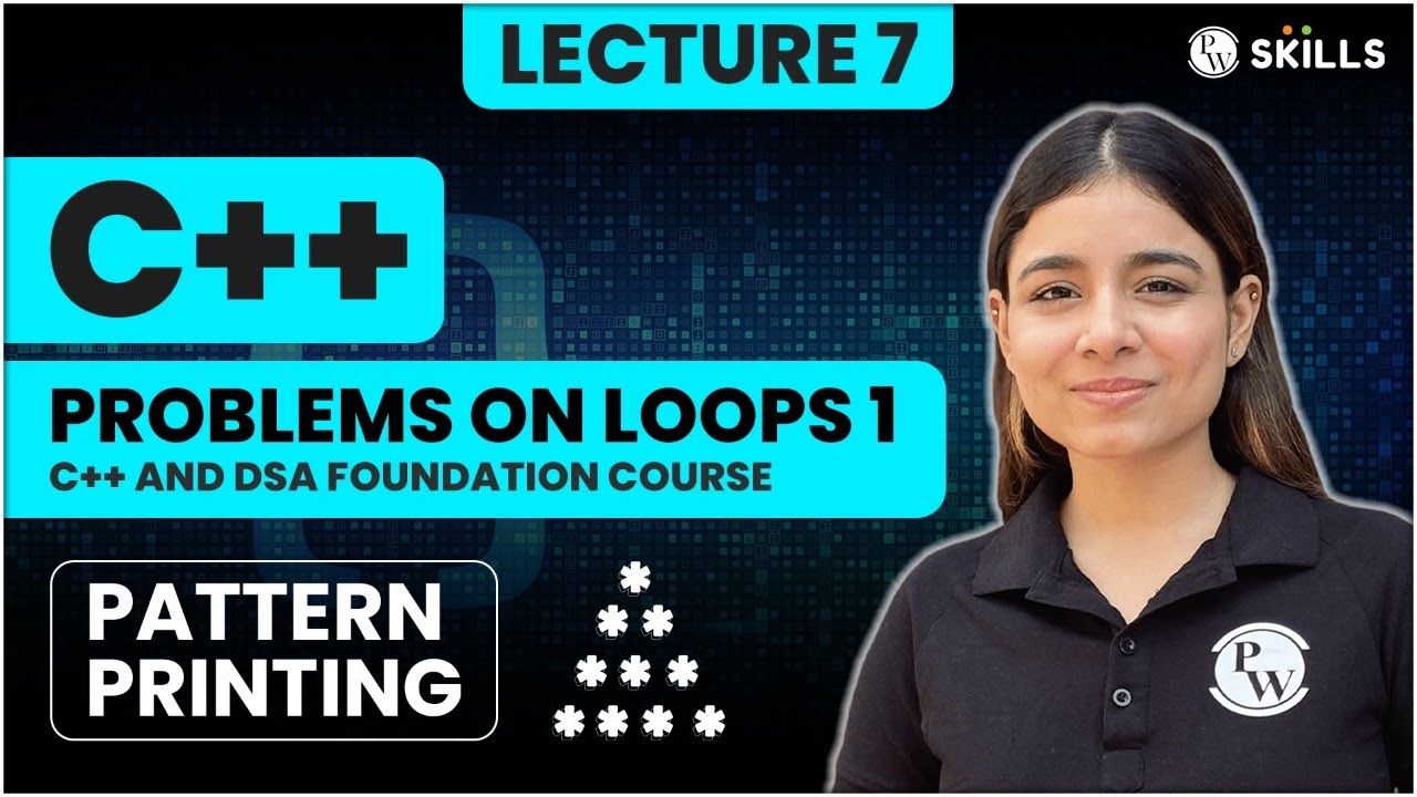 Pattern Printing Problems On Loops Part 1 Lecture 7 C And Dsa