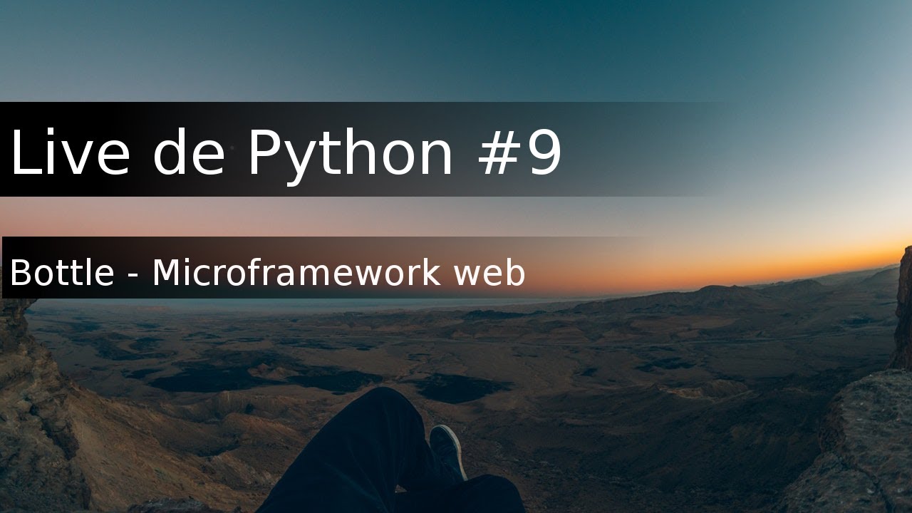 Live De Python 9 Bottle Microframework Web Youtube