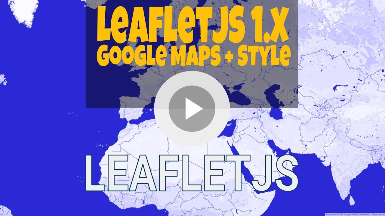 Add Google Maps To Leafletjs 1 X Style Webgis043b Youtube