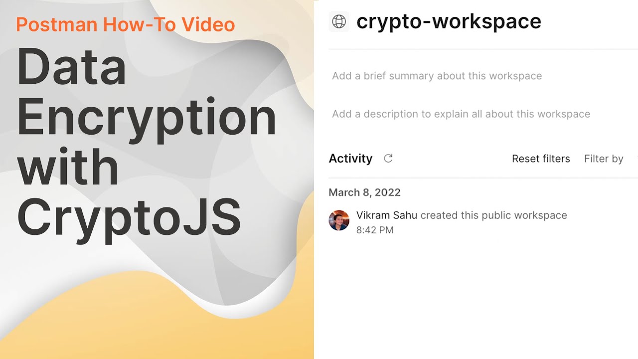 How To Use Cryptojs Aes For Api Encryption In Postman Youtube