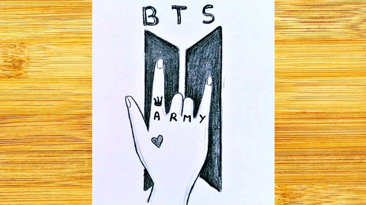 How To Draw The Bts Symbol