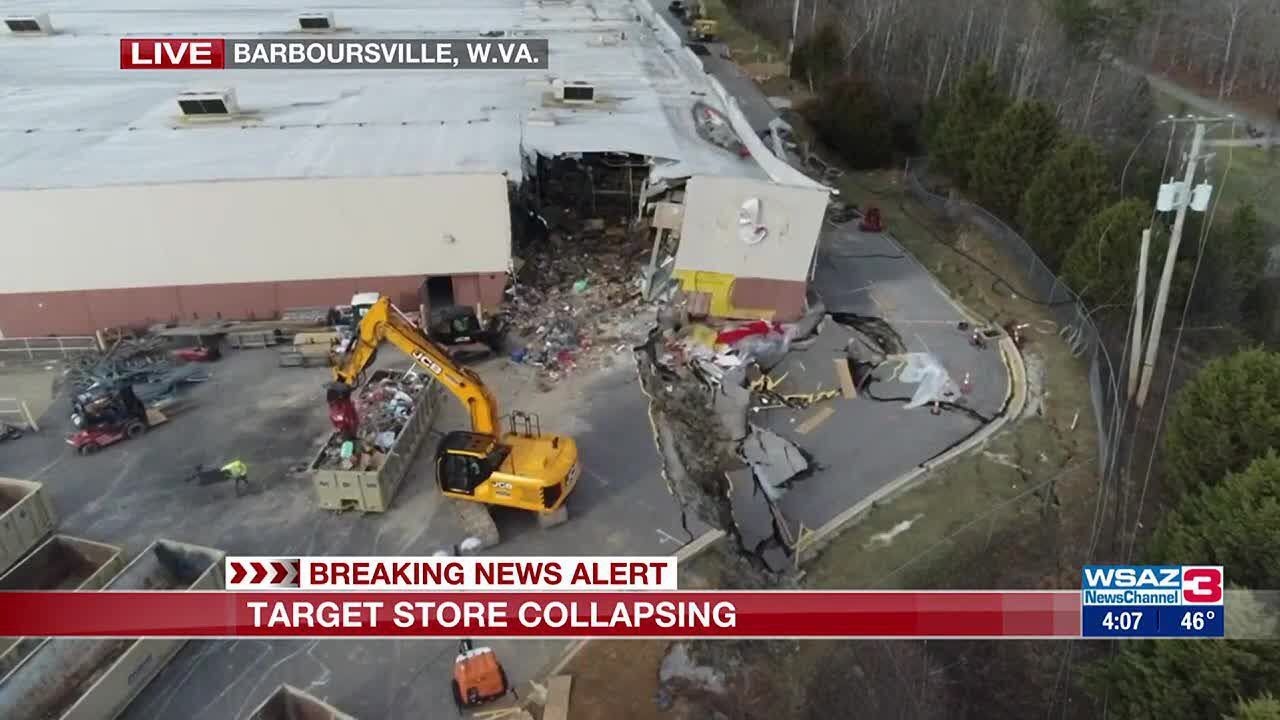 Demolition Underway At Barboursville Target Youtube