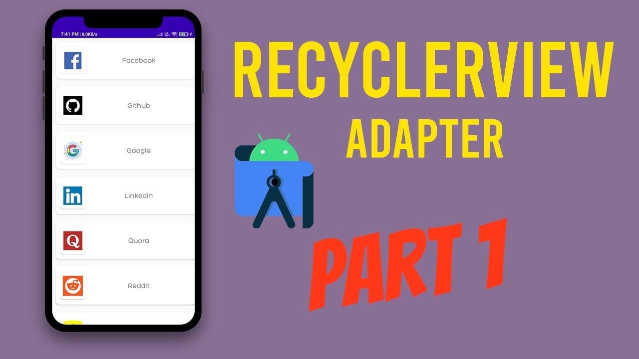 Android Recyclerview Tutorial Recyclerview Example Recyclerview