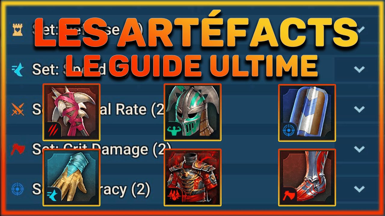 Tout Savoir Sur Le Triage D Artéfacts Raid Shadow Legends Fr Youtube