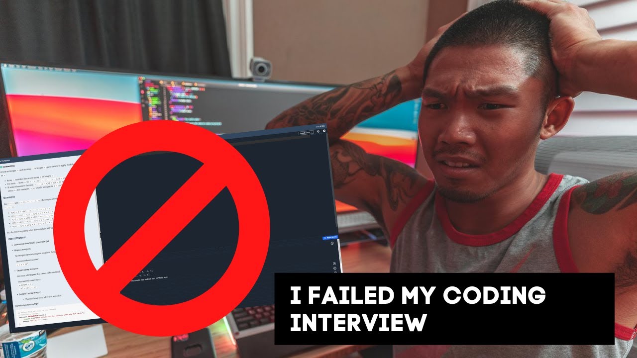 I Failed My Coding Interview Youtube