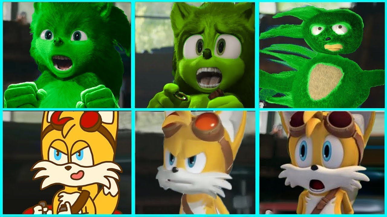 Sonic The Hedgehog Movie Hulk Superheroes Vs Tails Sonic Boom Uh Meow