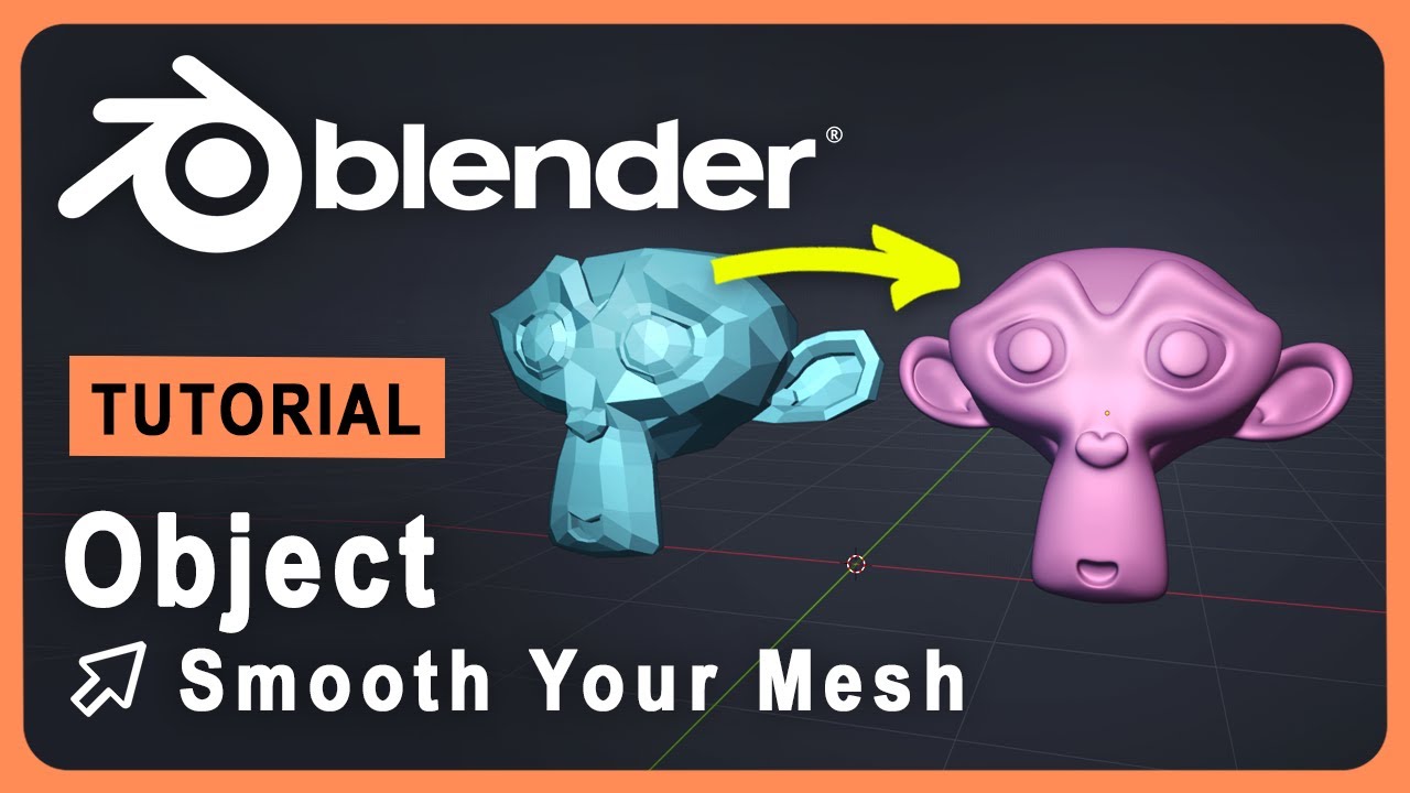 How To Easily Smooth Objects Blender Tutorial Youtube