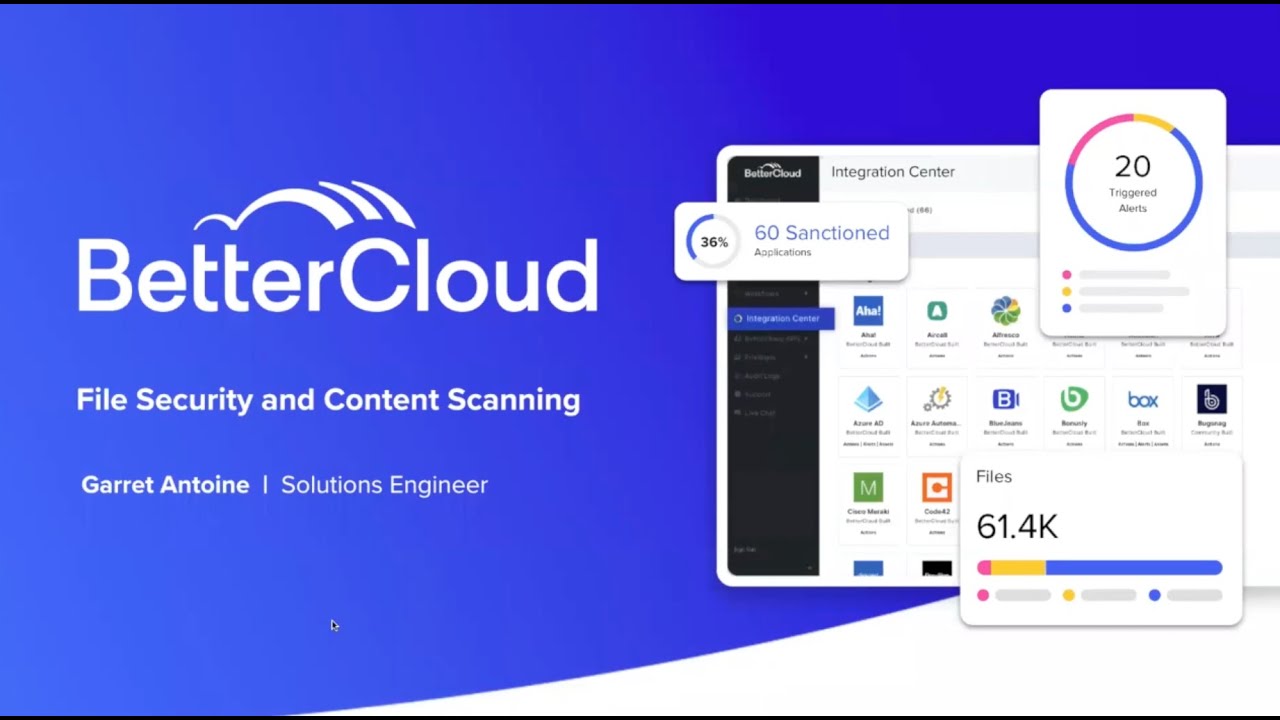 File Security And Content Scanning Bettercloud Youtube