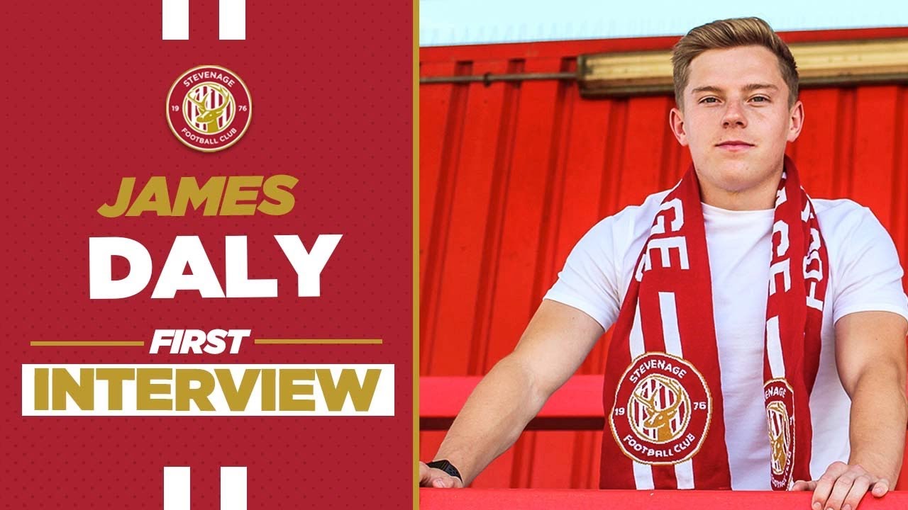 James Daly Signs For Stevenage First Interview Youtube