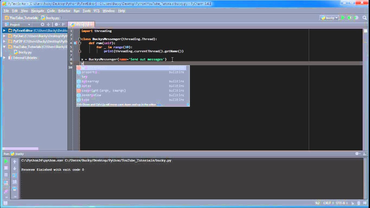 Python Programming Tutorial 34 Threading Youtube