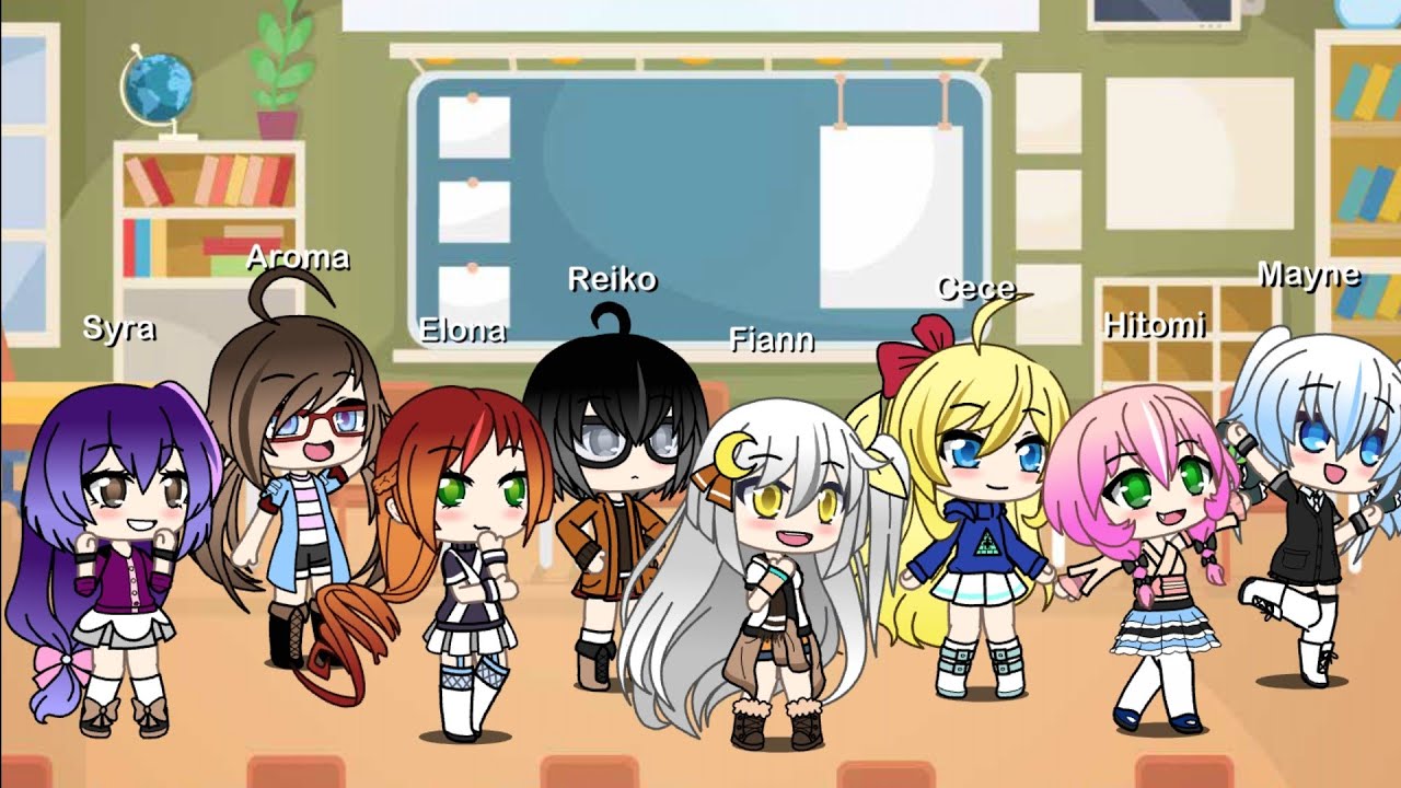 My Characters On Gacha Life Youtube
