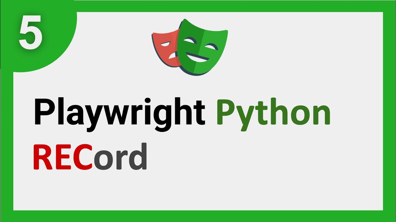 Playwright Python 5 Recording Youtube