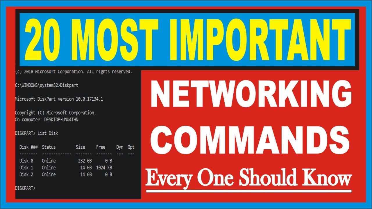 Top 20 Network Commands Must Know Everyone Basic Network