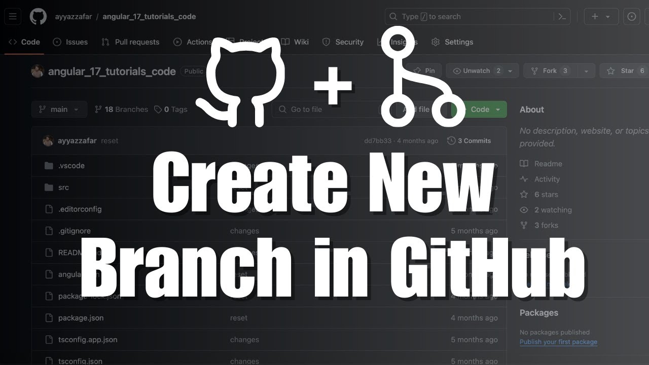 How To Create New Branch In Github Youtube