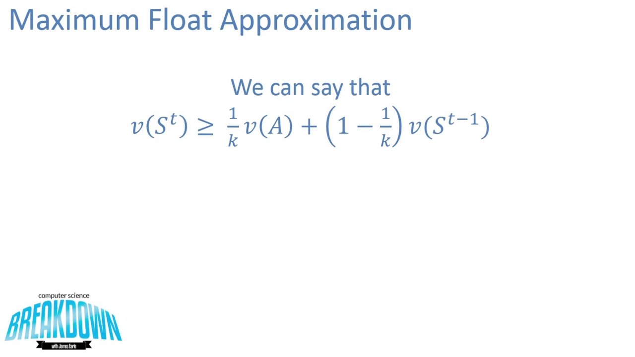 Maximum Float Problem Approximation Algorithms Youtube