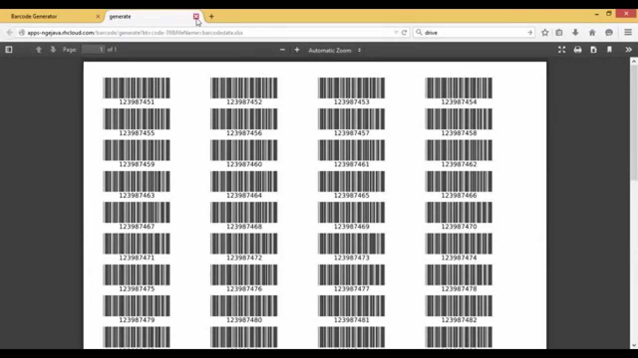 Ngejava Apps Java Barcode Generator Using Jasperreport Youtube