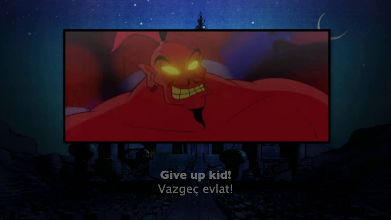 Aladdin Return Of Jafar Jafar S Death Turkish Subs Trans Youtube