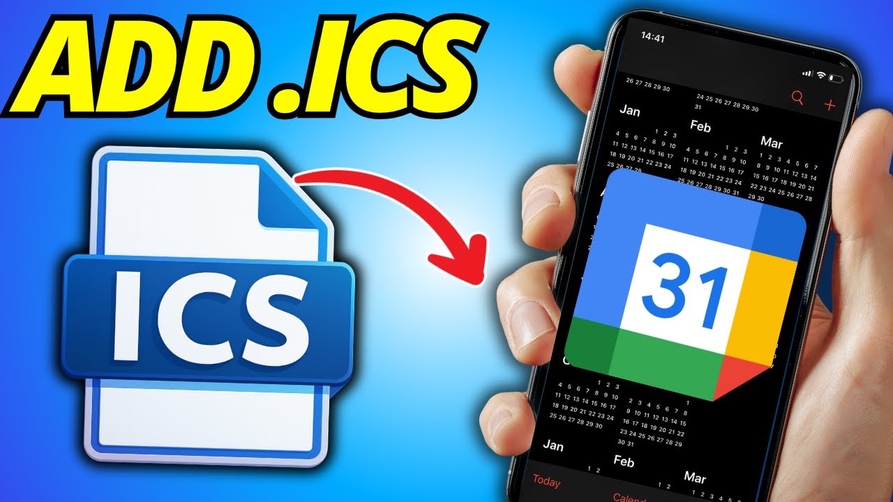 How To Add Ics File To Google Calendar Full Guide Youtube