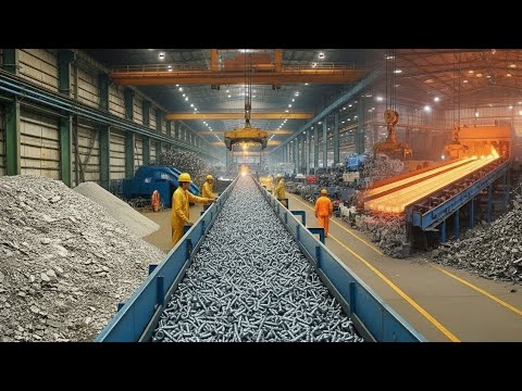 How Billions Of Screws Are Made Inside A Massive Steel Wire