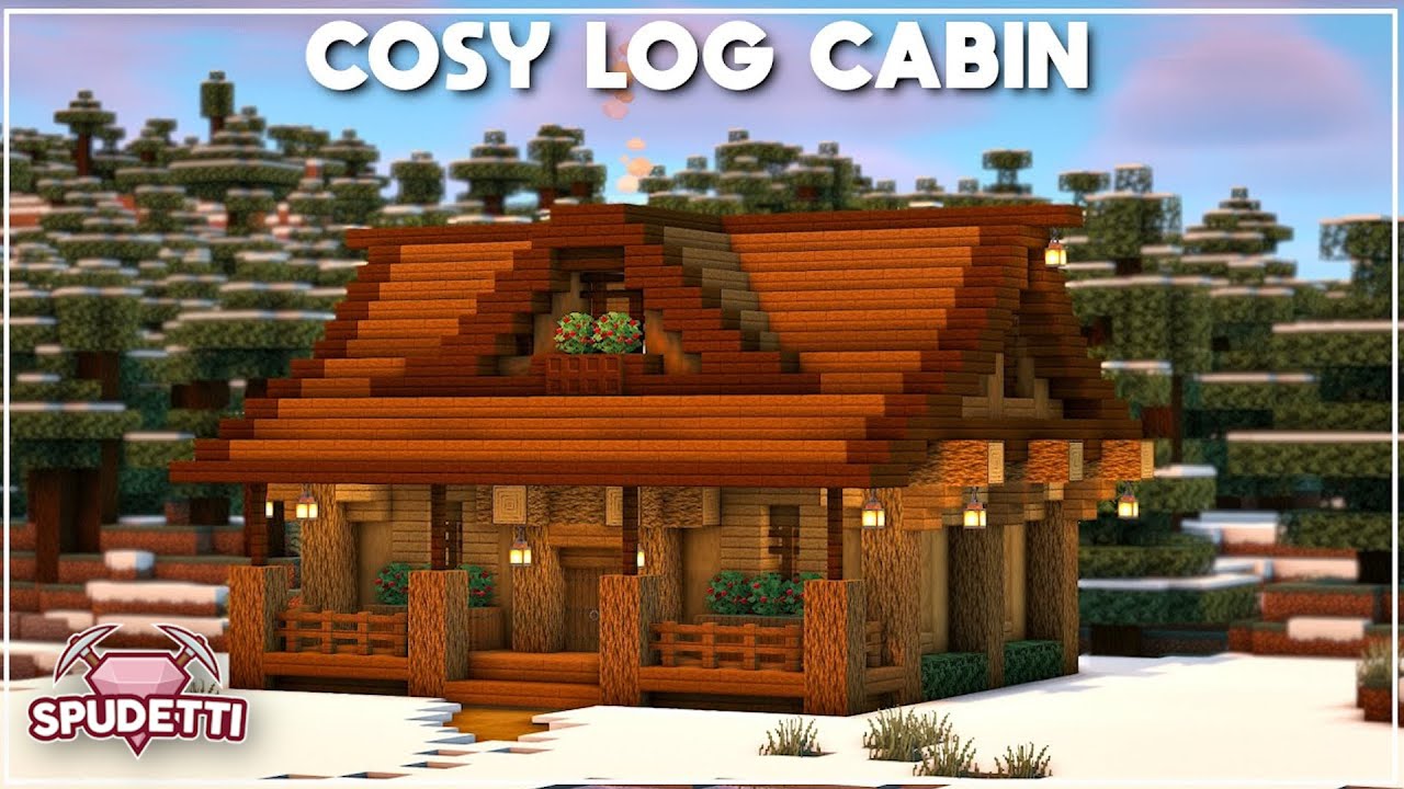 How To Build A Log Cabin In Minecraft Builders Villa